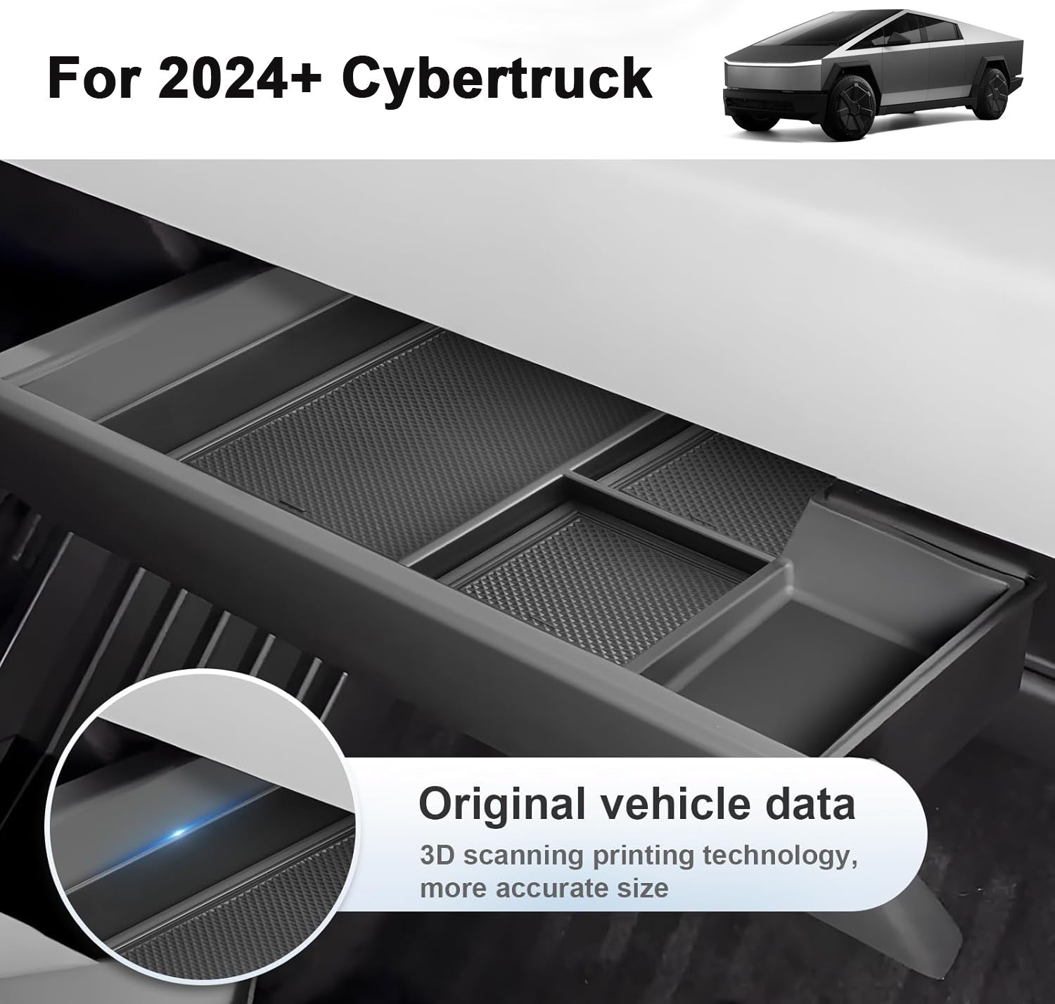 Glove Box Storage Box for Cybertruck – aptesl